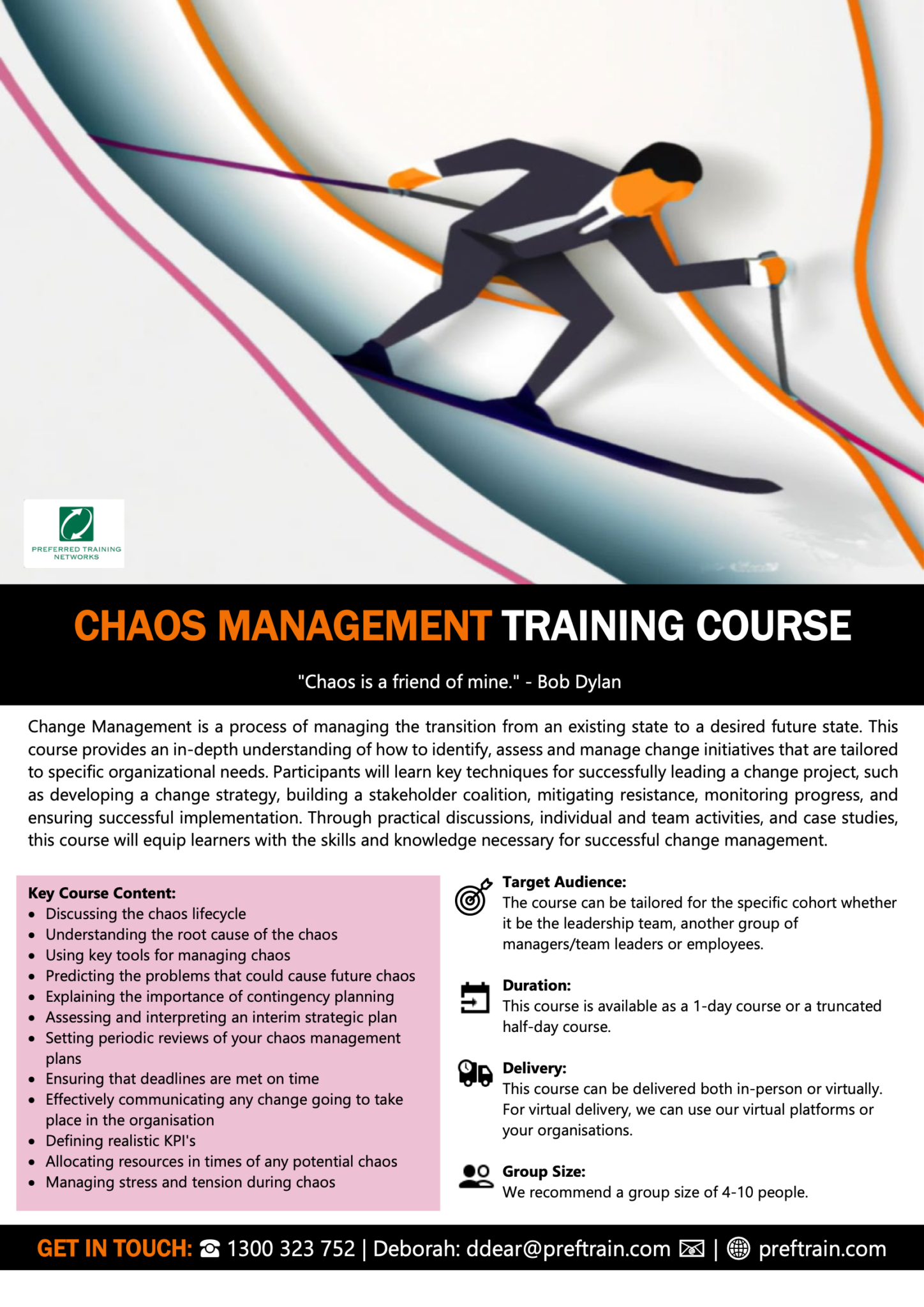 Chaos Management Training Course | Preferred Training Networks