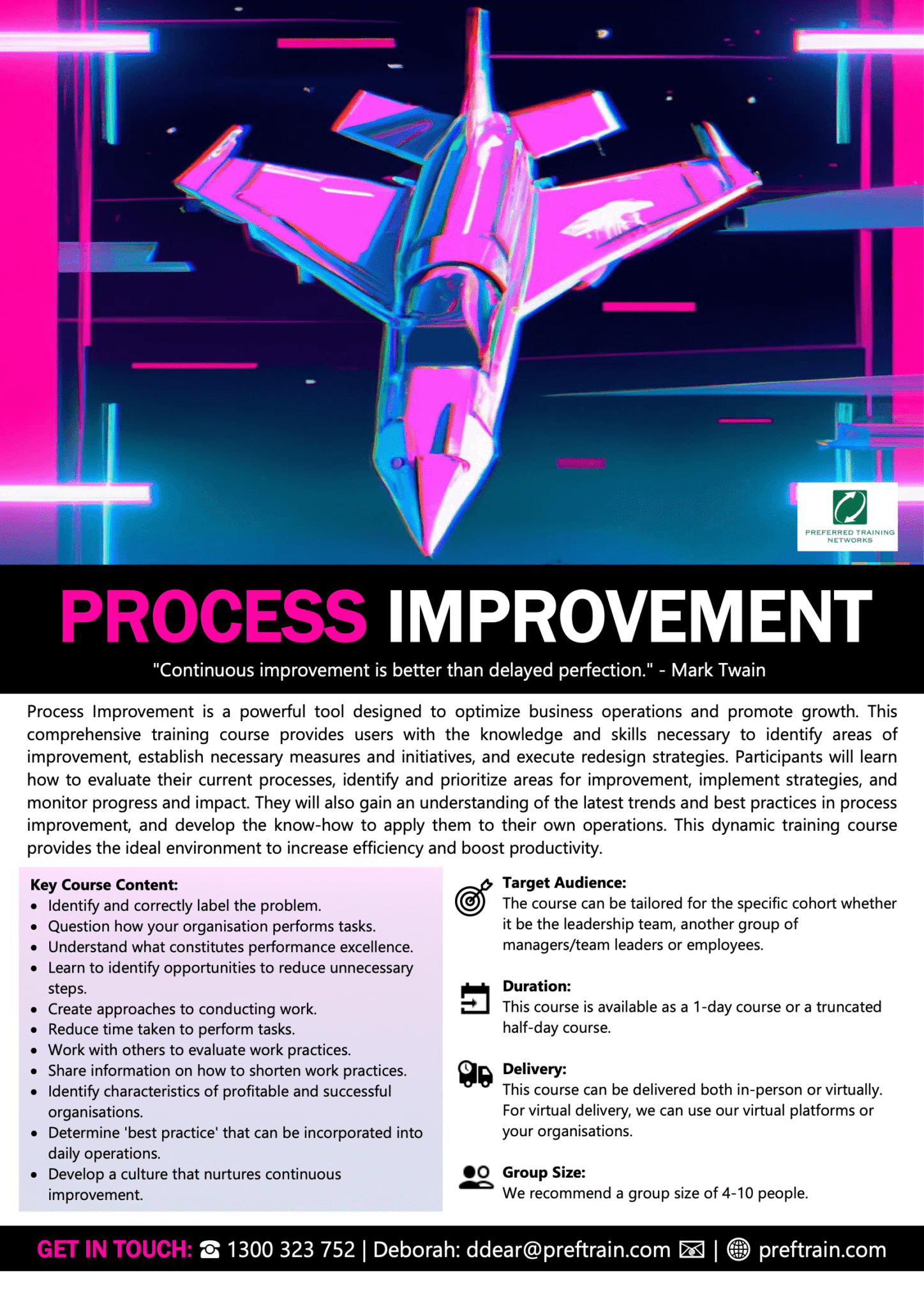 Process Improvement Training Workshop | Preferred Training Networks