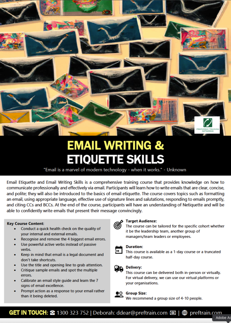 Email Writing Skills Training | Professional Email Etiquette