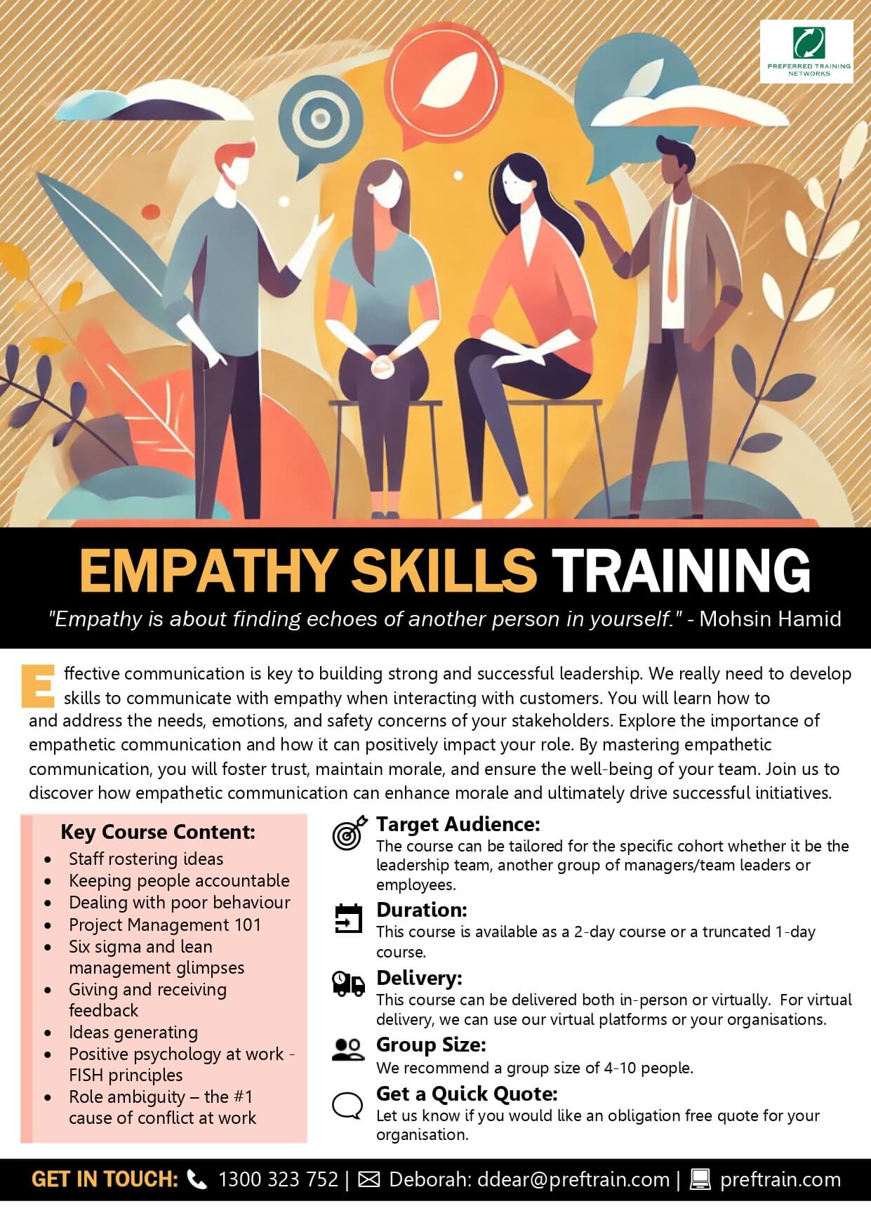 Empathy Skills Training Course | Preferred Training Networks